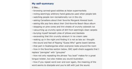 25 Prompts for Writing a Great Online Dating Profile