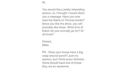 How to Write a Great First Message